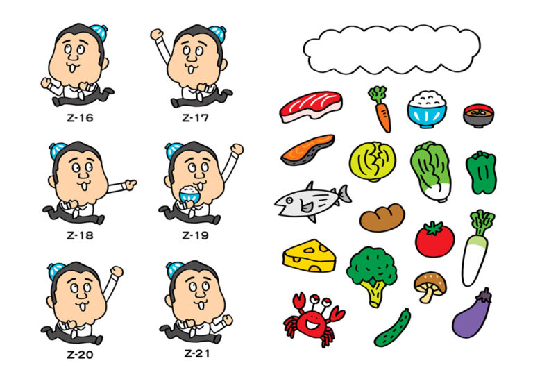 NHK ザキヤマがうちのご飯を食べにくる～キャラクター・タイトルロゴデザイン - THE ROCKET GOLD STAR Official Website